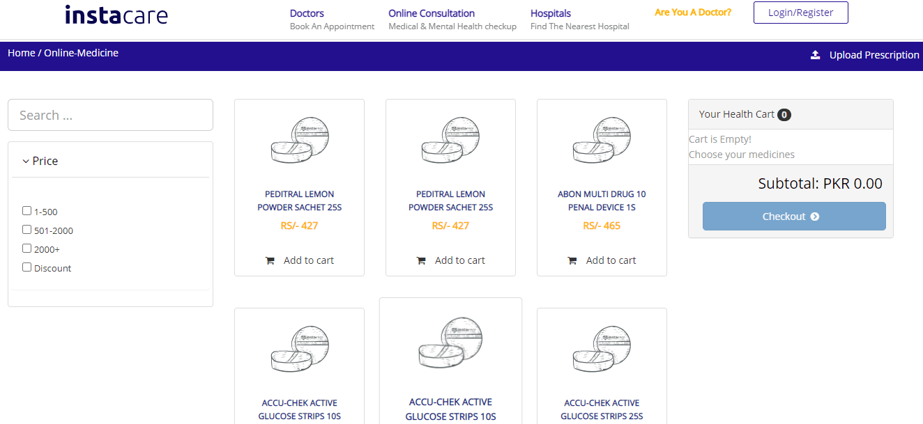 Online medicine popular sites & Apps - | Pharma Sop